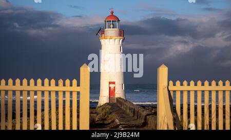 Port Fairy Lighthouse, along the coast in the Australia Stock Photo - Alamy