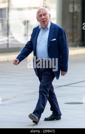 Sir Robert Neill arrives at BBC ahead of BBC Sunday with Sophie Raworth ...