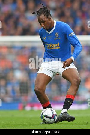 Rangers' Joe Aribo during the Scottish Premiership match at the Ibrox ...