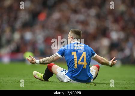 Rangers' Ryan Kent during the Scottish Premiership match at the Ibrox ...