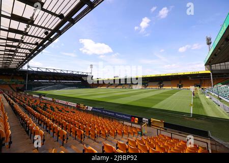 General view of the pitch at Carrow Road Stock Photo - Alamy