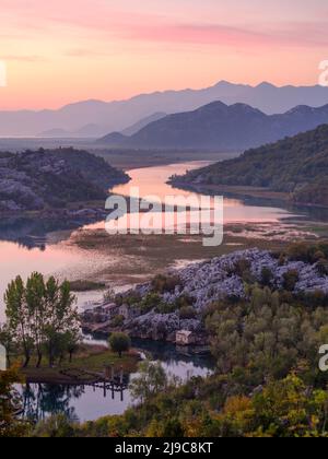 Montenegro, Lake Skadar, village Karuc Stock Photo - Alamy