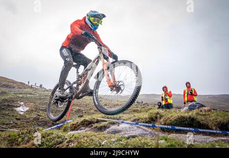 Great Britain's Matt Walker in the Men's Elite Downhill final during ...