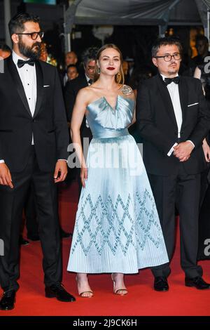 Marin Grigore, Macrina Barladeanu and Cristian Mungiu attending the ...