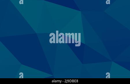 Abstract blue low poly background as a pattern and panorama header ...