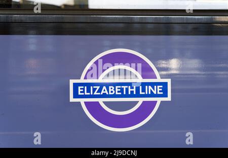 Crossrail Sign outside Paddington Train Station, London, England, UK ...