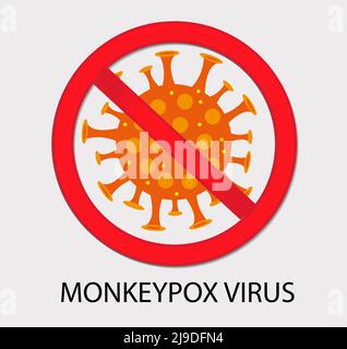 MONKEYPOX VIRUS vector illustration - Monkeypox is a zoonotic viral ...