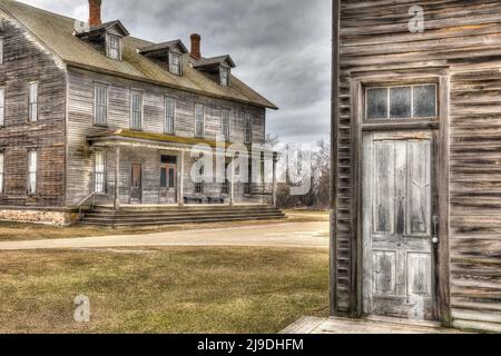 Fayette Historic Mining townsite Stock Photo - Alamy