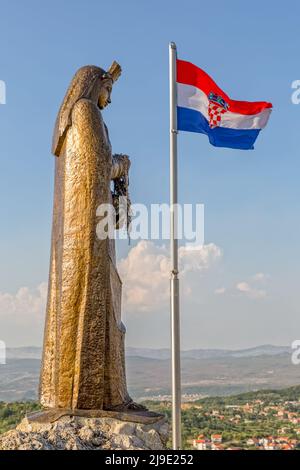 our lady of sinj statue, sinj croatia Stock Photo - Alamy