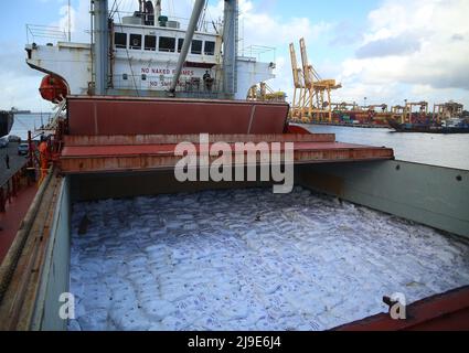 Cargo ship carrying 9,000 MT of rice, 50 MT of milk powder and more ...