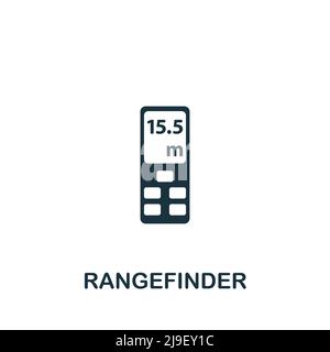 Sound Level Meter icon. Monochrome simple Measuring icon for templates ...