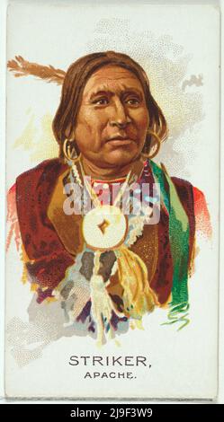 Striker, Apache, from the American Indian Chiefs series (N36) for Allen ...