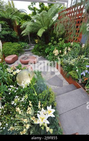 Out of the Shadows show garden at the Chelsea Flower Show 2022 designed ...