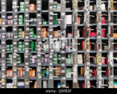 Door Key, Handle and Lock Display, Simon's Hardware & Bath Store, NYC ...