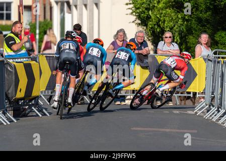 Cycle racers racing in the Sportsbreaks Tour Series cycle race round ...