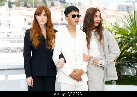 Riley Keough, Ladainian Crazy Thunder, Gina Gammell Photocall of the ...