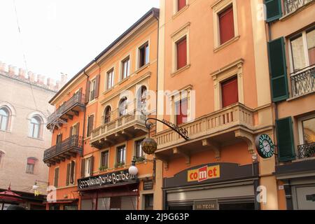 Adjoined stone buildings in the historical center of Cisternino, Puglia ...