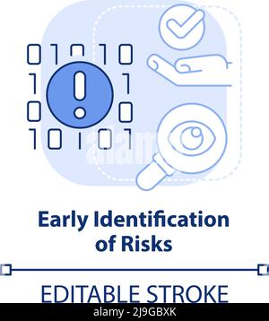 Early identification concept icon Stock Vector Image & Art - Alamy