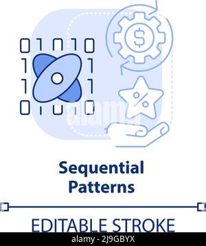 Sequential process icon vector logo set collection for web app ui Stock Vector Image & Art - Alamy