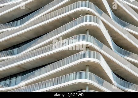 Worthing, May 17th 2022: Bayside apartment block Stock Photo - Alamy