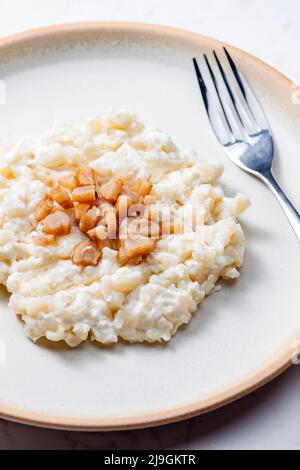 typical Slovakian food called halusky Stock Photo - Alamy