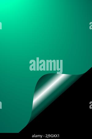 turn over edge sticker note paper Stock Photo - Alamy