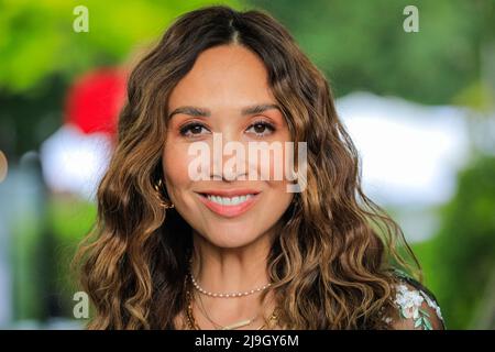 Myleene Klass, singer, musician and tv presenter with Carryl Thomas ...
