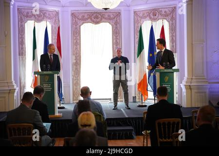 Mark Rutte at the press conference [press conference] after the Federal ...