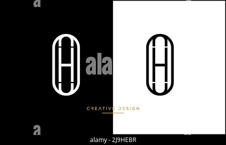 Alphabet Letters OH or HO Icon Logo Vector Stock Vector Image & Art - Alamy
