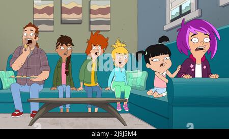 DUNCANVILLE, from left: Kimberly Harris (voice: Riki Lindhome), ), Jing ...