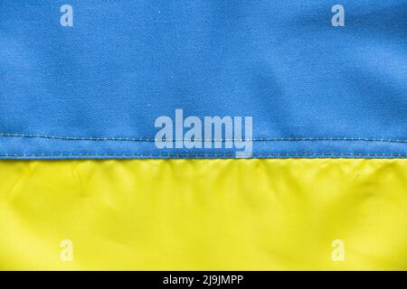 Ukraine flag with peace symbol. Official state symbol of country ...