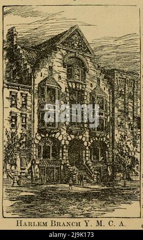Harlem Branch Y. M. C. A., New York City , Skyscrapers, Tichnor ...