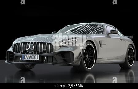Mercedes-AMG GT R in Studio Stock Photo - Alamy