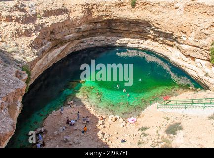 Doline or sinkhole is a hole in the ground caused by a karstic proces ...