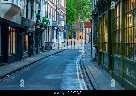 Morning on Low Petergate in York, England Stock Photo - Alamy