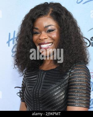 Nija Okoro arrives at Disney's HOLLYWOOD STARGIRL Premiere held at the ...