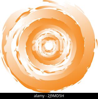 Grungy, textured circle element. Circular splatter shape. Stock vector ...
