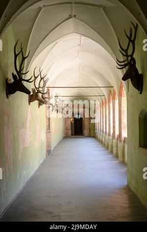 hallway of Tratzberg castle in Tyrol Stock Photo - Alamy