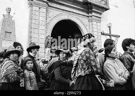 Mamacha Carmen pilgrimage and celebration in Paucartambo, Cusco, Peru ...
