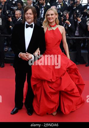 Norman Reedus, Diane Kruger attending the Closing Ceremony of the 75th ...