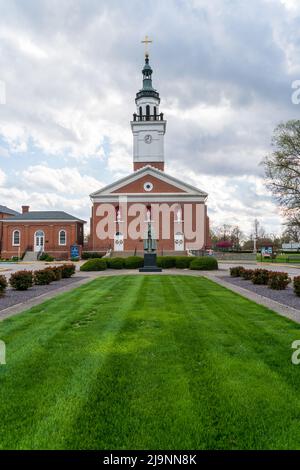 Statue of George Rogers Clark downtown Indianapolis Indiana IN Stock ...