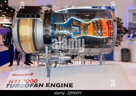 Geneva, Switzerland. 05th Apr, 2022. Interior view of the new Cessna ...