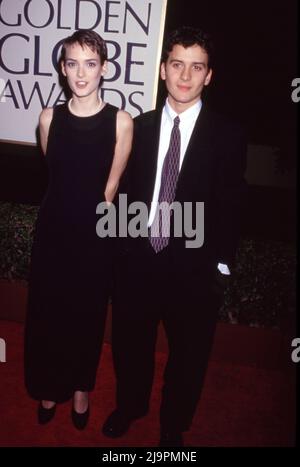 Winona Ryder at the 51st Annual Golden Globe Awards January 22, 1994 ...