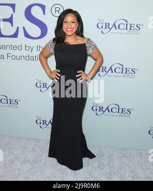 Beverly Hills, USA. 24th May, 2022. Maya Eaglin arrives at The 47th Annual Gracie Awards held at ...