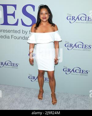 Beverly Hills, USA. 24th May, 2022. Maya Eaglin arrives at The 47th Annual Gracie Awards held at ...