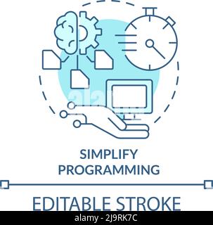 Simplify programming concept icon Stock Vector Image & Art - Alamy