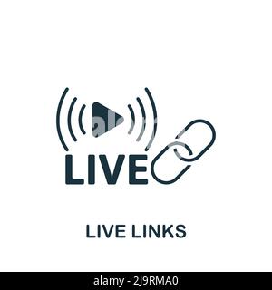Links icon. Monochrome simple Web Design icon for templates, web design ...