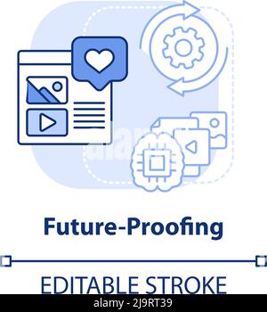 Future proofing concept icon Stock Vector Image & Art - Alamy