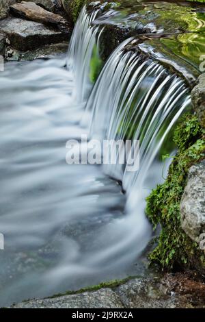 Cascading water, Fern Spring, Yosemite National Park, California Stock ...