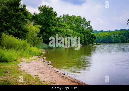 Whitewater Lake, Whitewater Memorial State Park, Indiana, USA Stock ...
